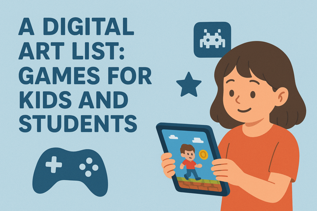 A Digital Art List: Games for Kids and Students - TechAhead